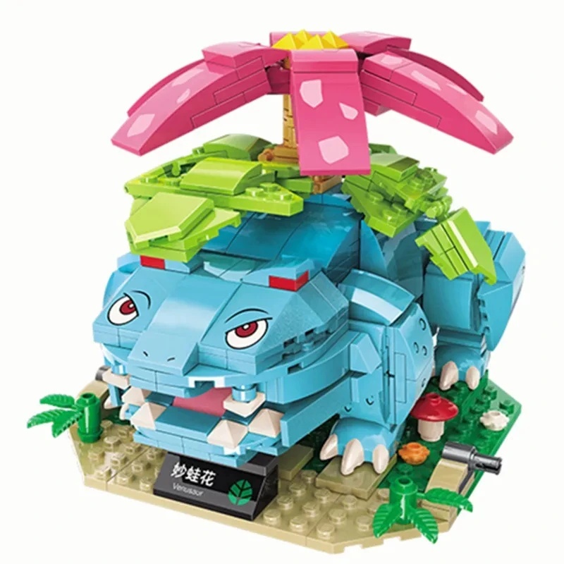 Pokemon Charizard Mewtwo Bulbasaur Building Blocks Cartoon Figure Model ...