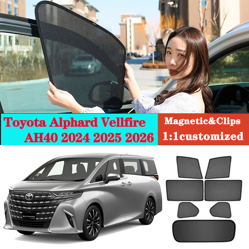 Car Window Sunshade For Toyota Alphard AH40 Vellfire 2024 2025 2026 ...