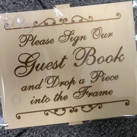 1 pcs leaves Wedding Guest book Wedding Souvenir Guest Book Frame Book ...