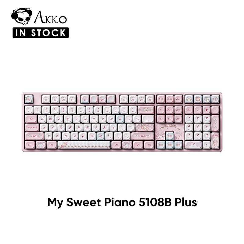 Akko My Sweet Piano 5108B Plus full-size Mechanical Keyboard With ...