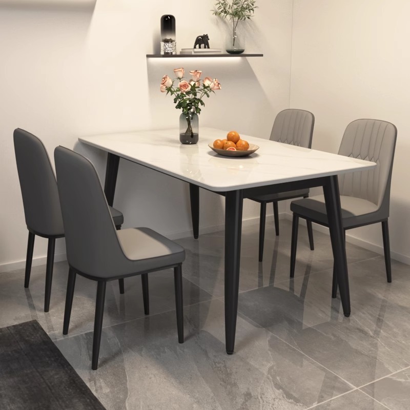 【ACC】DiningTable Meja Makan Modern Luxury Nordic Texture Dining Table ...