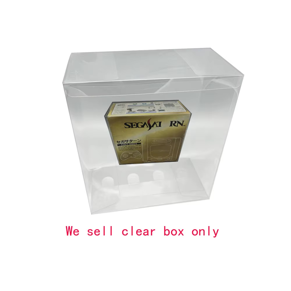 Transparent PET cover box for Saturn SS game console colorful box ...
