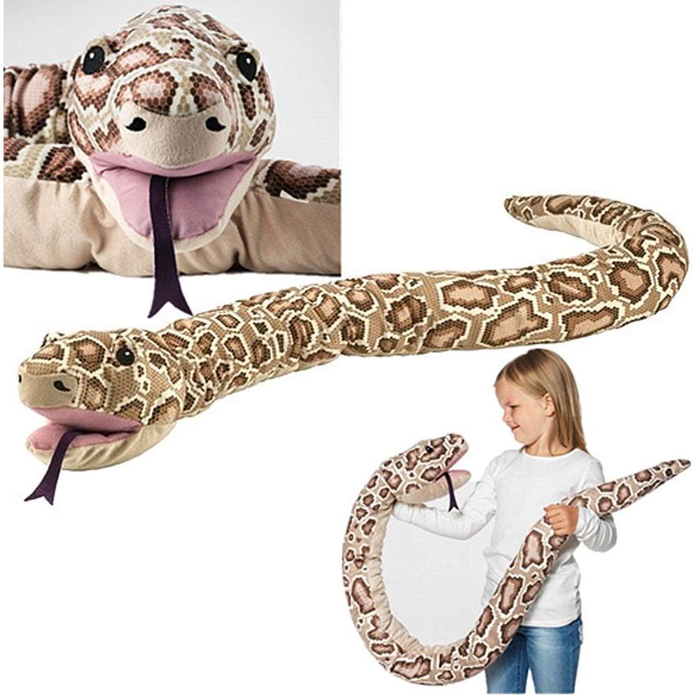 Ikea Big Snake Doll Plush Toy Snake Cute Doll Baby Sleeping Soothing ...