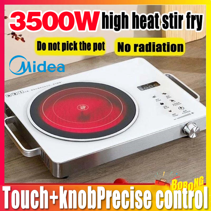 [Free Gift] Midea Induction Cooker 3500W Periuk Aruhan Periuk Elektrik ...
