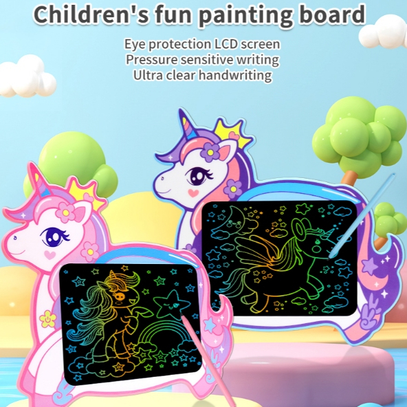 10" Unicorn LCD Writing Tablet For Kids/ Kids Drawing Board ...