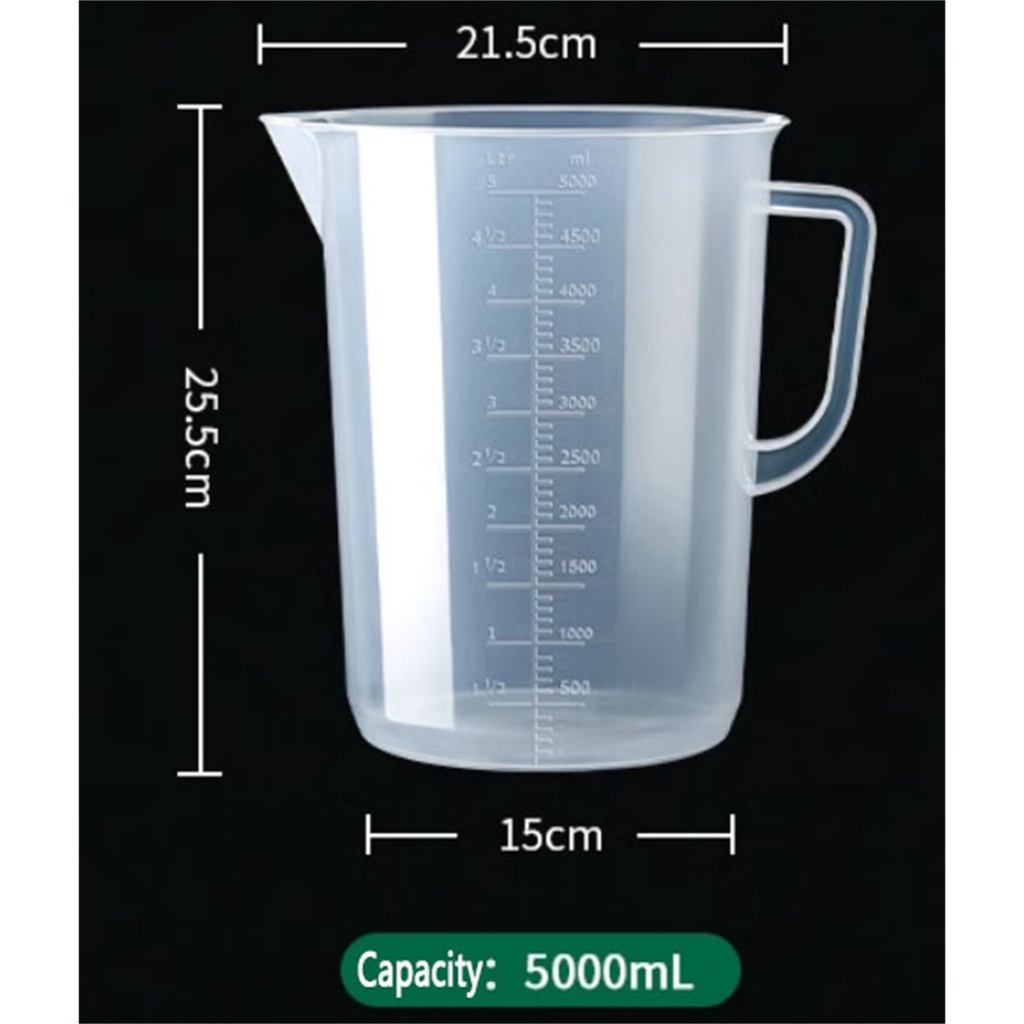 Plastic measuring cup oil container 5000ml oil basin Car Transmission ...
