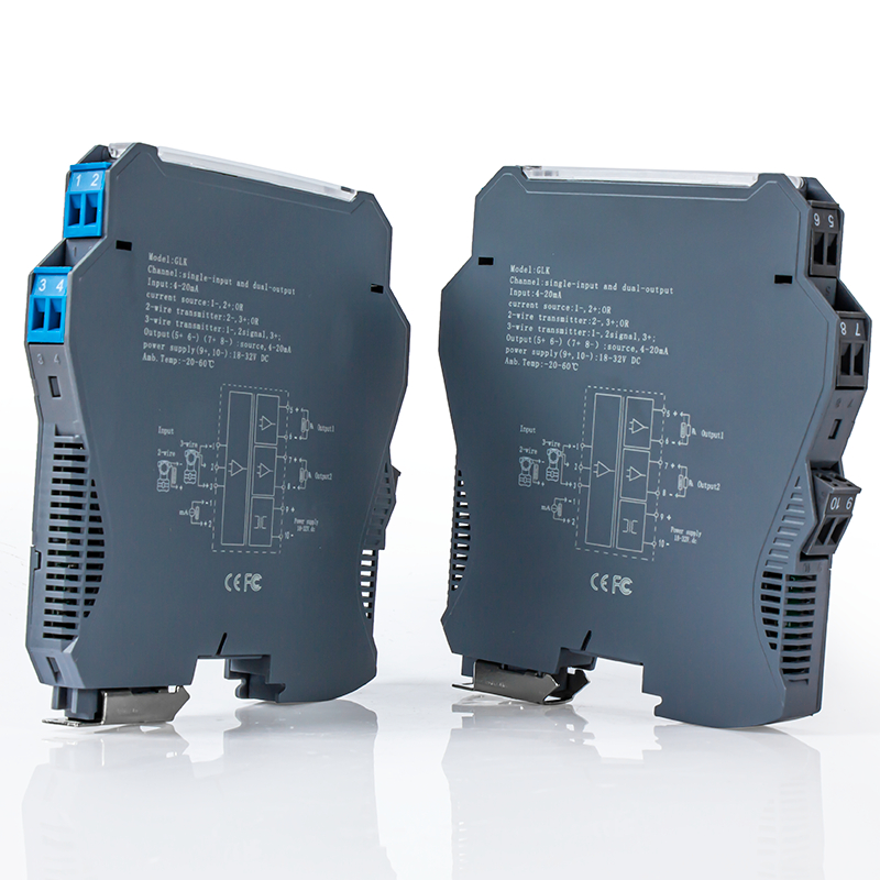 GLK Analog Signal Isolator Input Output 4-20mA 0-10V High Precision DC Current Signal ...