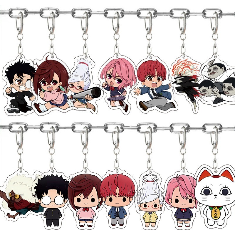 Anime Dandadan Ayase Momo Acrylic Keychain Figures Takakura Ken Miko ...