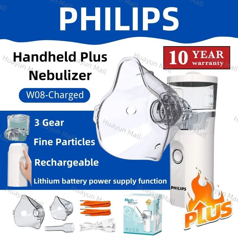 【10year warranty】100%original Philips Handheld Portable Nebulizer ...