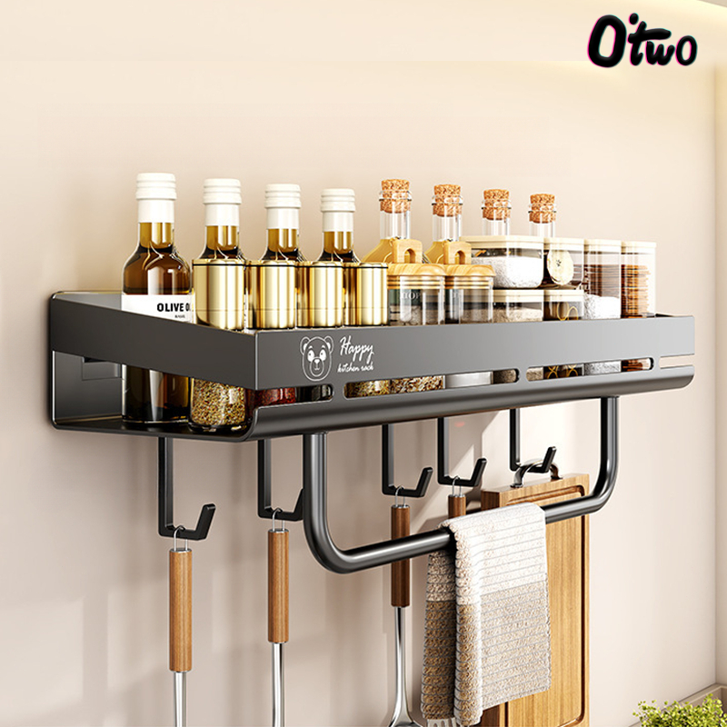 Rak Rempah Wall Mounted Spice Rack Kitchen wall hanging Seasoning Rack ...