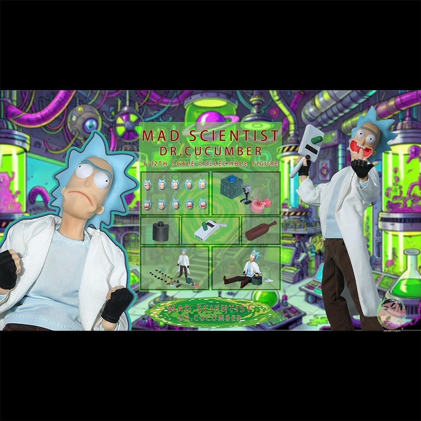 Joy Man Toys Jmtoys JM006 DR. Cucumber Rick and Morty – Rick 1/12 ...