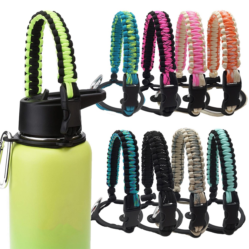 Thermos Adjustable Plaited Rope Handle Wide Mouth Bottle Outdoor ...