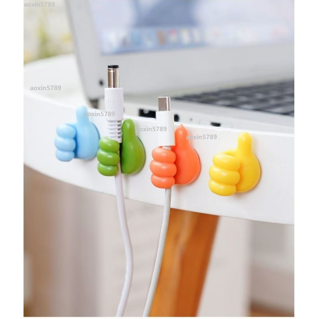 20PCS multi-functional sticky hook carding data cable hook storage ...