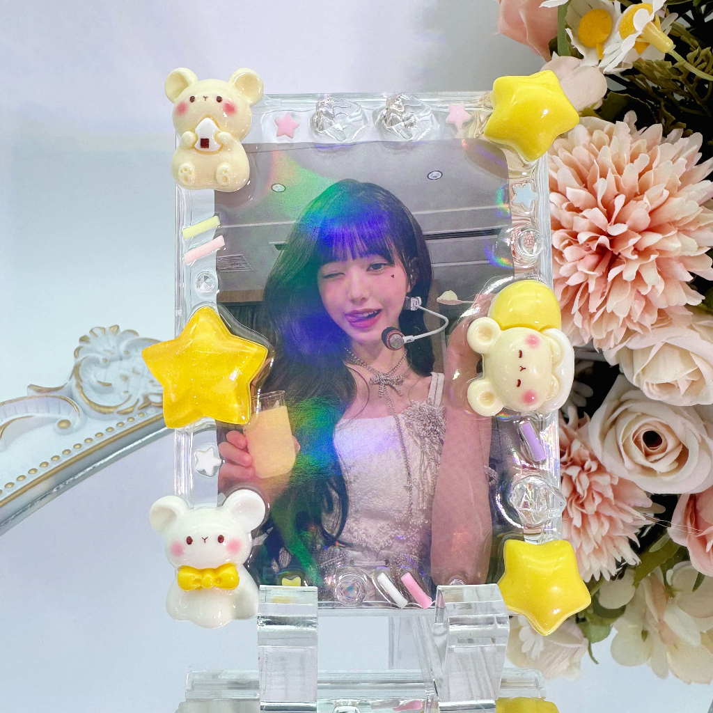 Little Bear Card Holder Small Card Photo Frame Refrigerator Sticker 100 ...