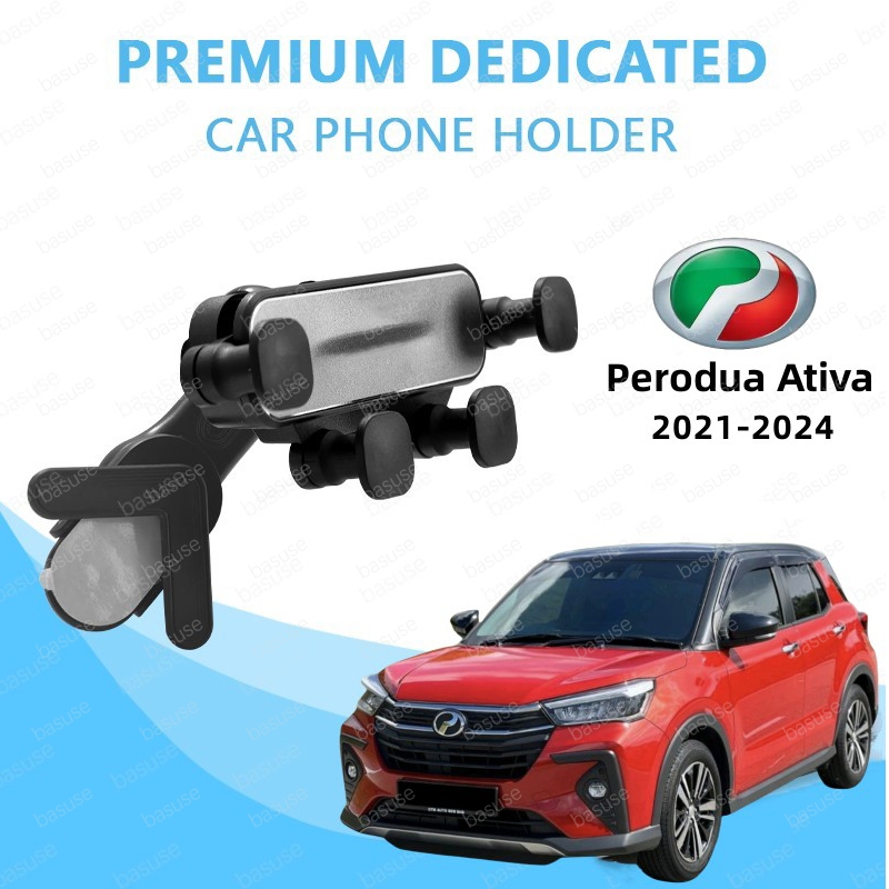 Perodua Ativa (2021-2024) Premium Dedicated Car Phone Holder | Shopee ...