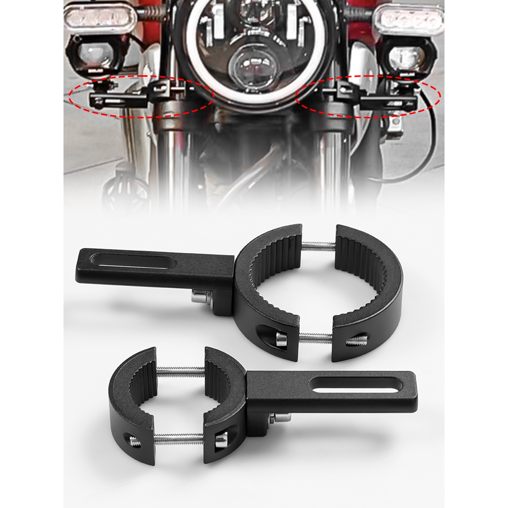 Auxiliary Led Motorcycle Lights Bracket Moto Spotlights Holder ...