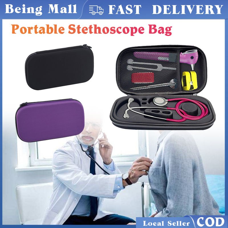 Portable Stethoscope Case Shockproof Travel EVA Stethoscope Storage Bag ...