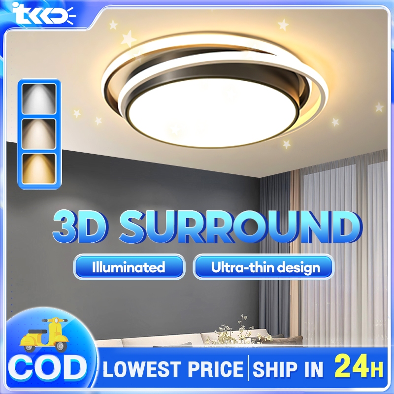 【5-years warranty】Led Ceiling Light Modern Lampu Siling Ruang Tamu ...