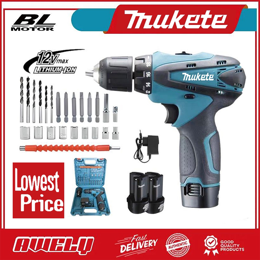 Mukete Makita DF330 12V 1400Rpm Cordless Drill Driver 12V Lithium ...