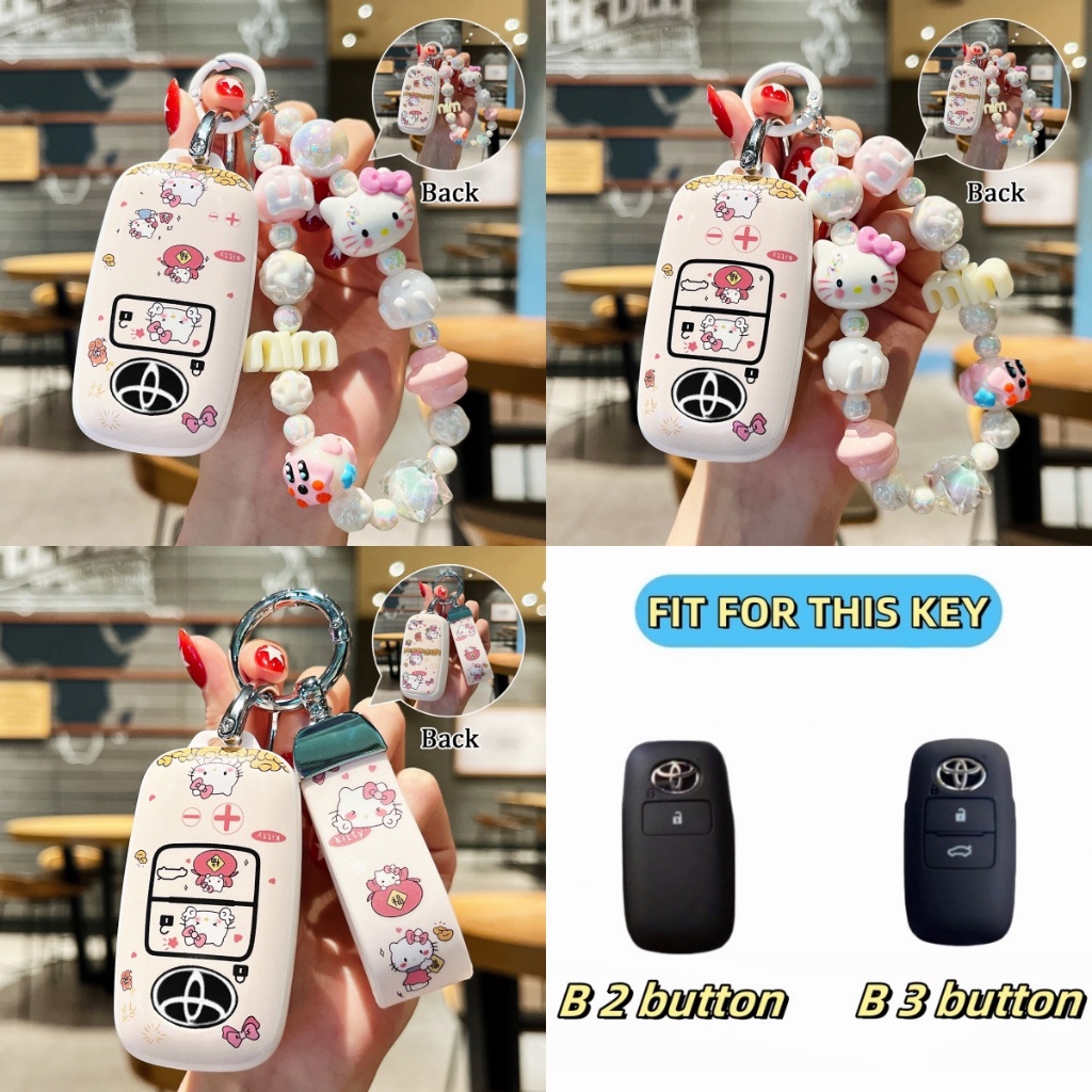 Toyota Vios Yaris Ativ Avanza VELOZ RAIZE Wigo Key Cover Car Casing ...