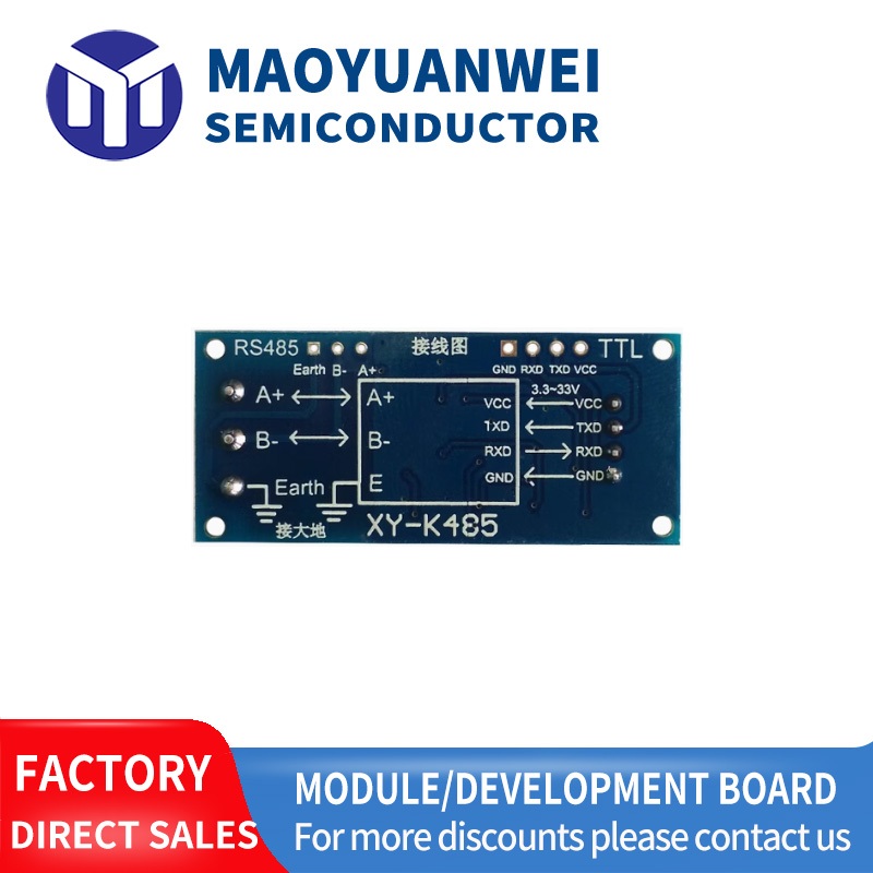 5pcs TTL to RS485 Module RS485 Interchangeable TTL Signal Microcontroller Serial Hardware ...