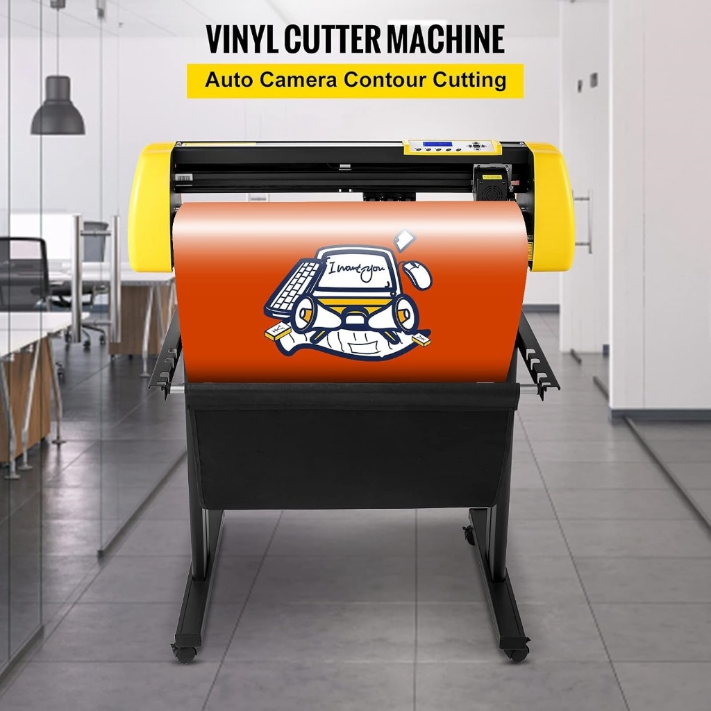 28 in / 720 mm Vinyl Cutter Machine Automatic Camera Contour Cutting ...