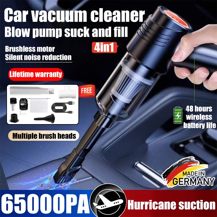 【Malay Spot】8 in1 Portable Cordless Car Vacuum Cleaner 20000Pa Mini Wireless Vacuum Cleaner Air ...