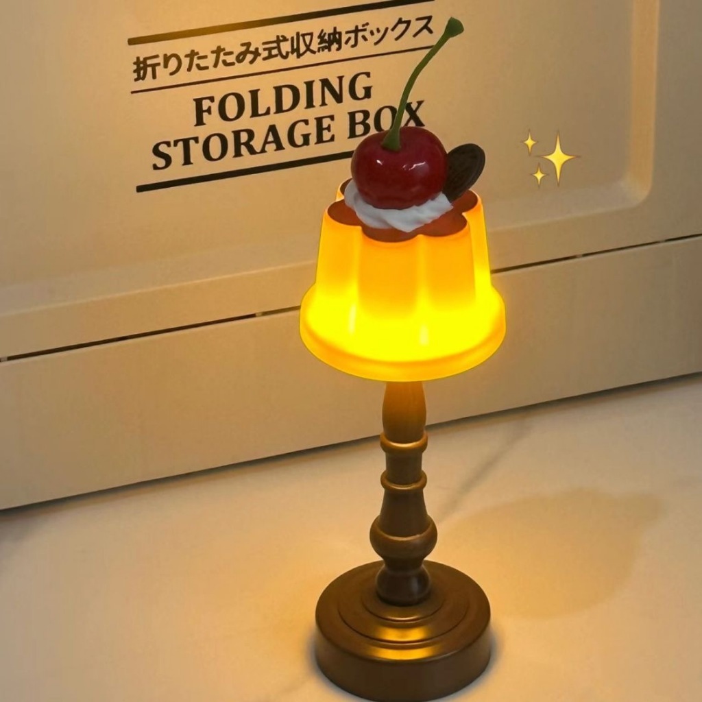 Cute Decorative Pudding Lamp Ornaments Atmosphere Pudding Night Light ...
