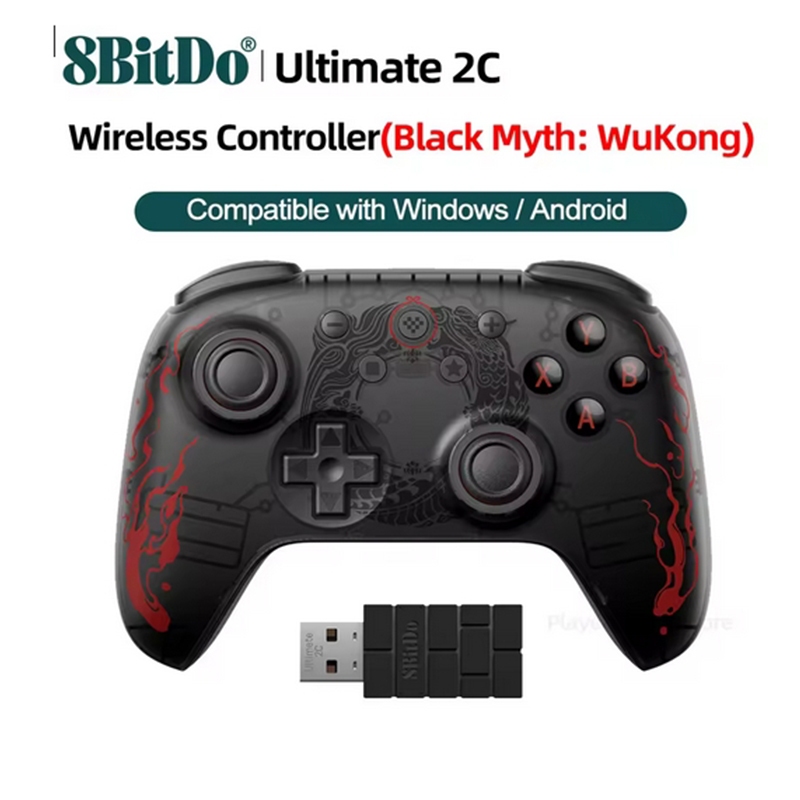8Bitdo Ultimate 2C Wireless Controller Black Myth WuKong for PC Windows ...