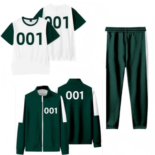 【Customizable】Squid Game 456 sportswear suit 001 067 120.333 | Shopee ...