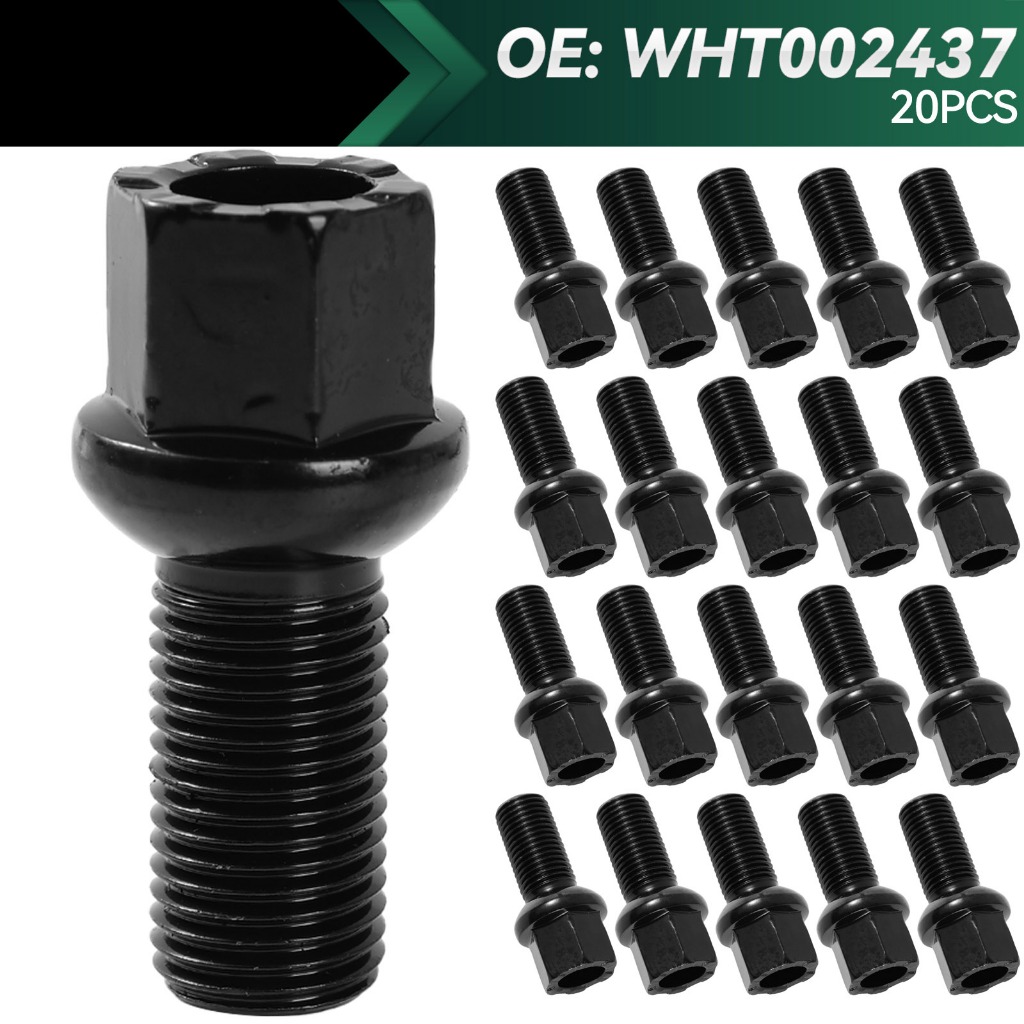 20PCS Volkswagen Audi M14x1.5 Car Wheel Bolt Lug Nuts Screw Parts For ...