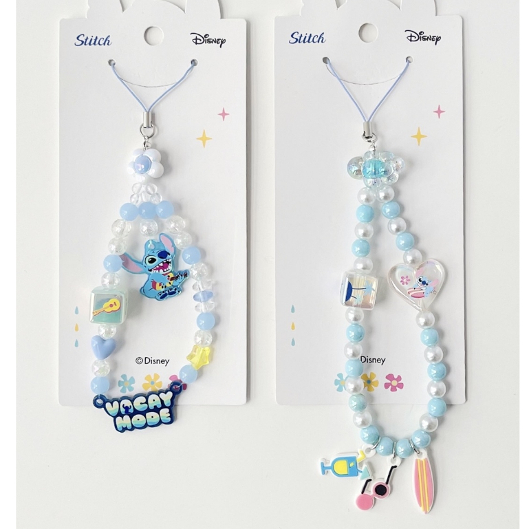 Miniso Disney Stitch Collection Colorful Summer Phone Charm Hangings ...