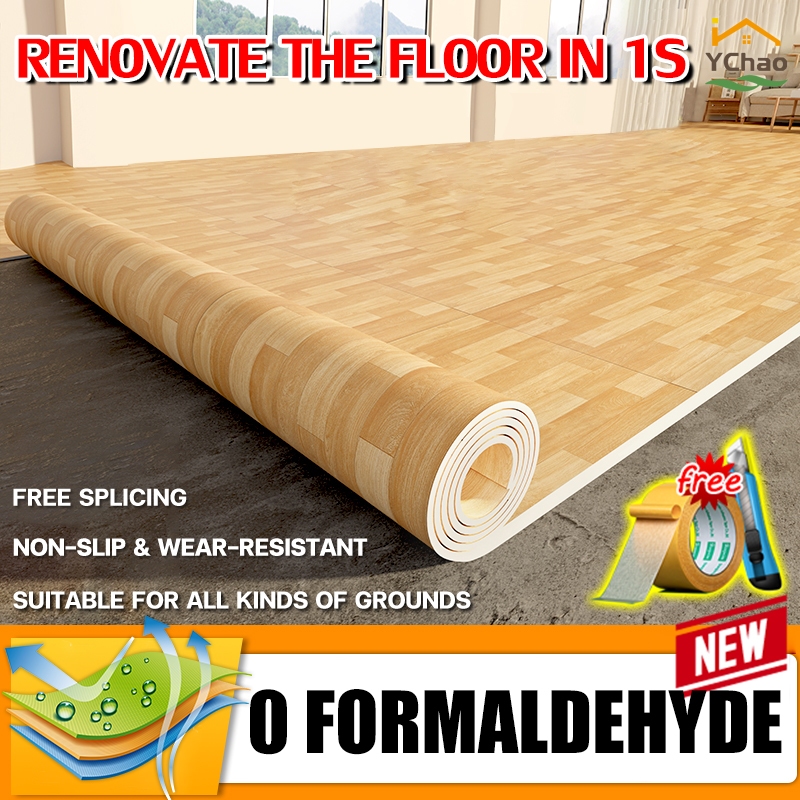 DIY Tikar Getah PVC 5m(1roll) Modern 3D PVC Flooring Carpet Thick ...