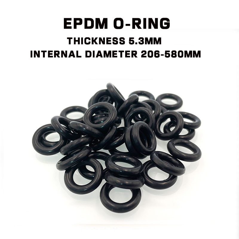 Epdm EPDM O-Ring Sealing Ring Thickness 5.3mm Inner Diameter 206-580mm ...
