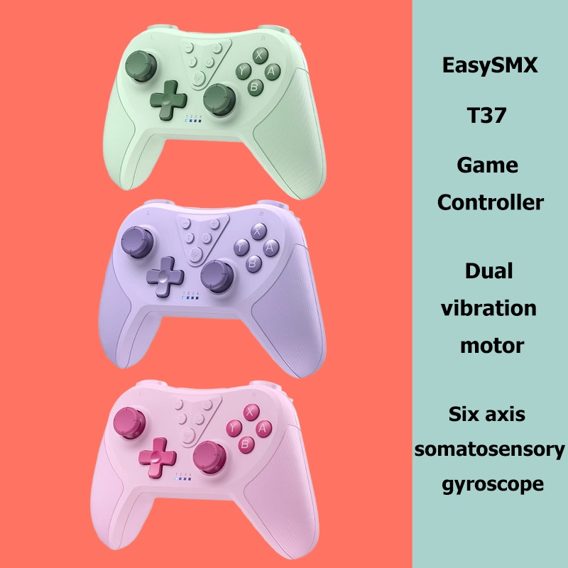 EasySMX T37 Wireless Gamepad Gaming Controller Compatible with Nintendo Switch, PC, Steam Deck ...