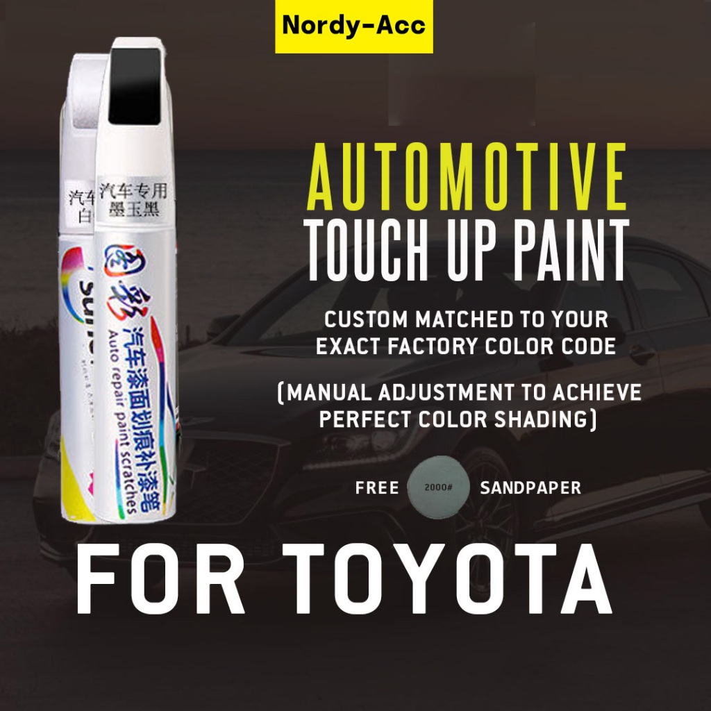 TOUCH UP PAINT PEN FOR TOYOTA COLORS SCRATCH CONCEALER PEN 040 W09 1G3 ...