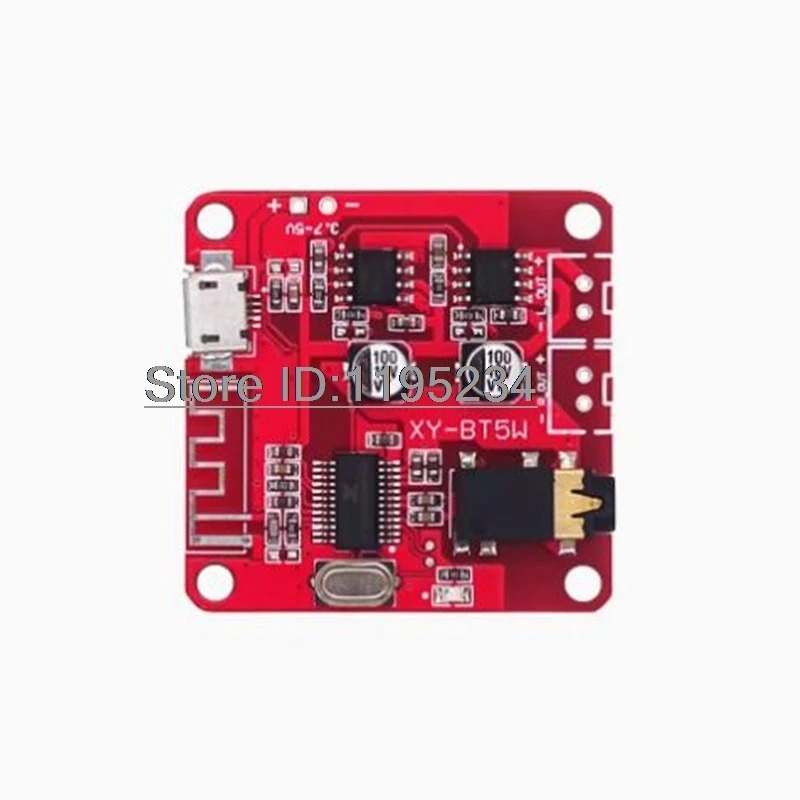 XY-BT5W DC 3.7~5V BT 4.2 Audio Receiver 5w+5w Stereo Power Amplifier ...