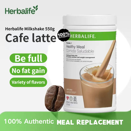 Herbalife Formula One Cafe Latte Nutrition Blend Meal Replacement Weight Loss protein Shake 550g ...