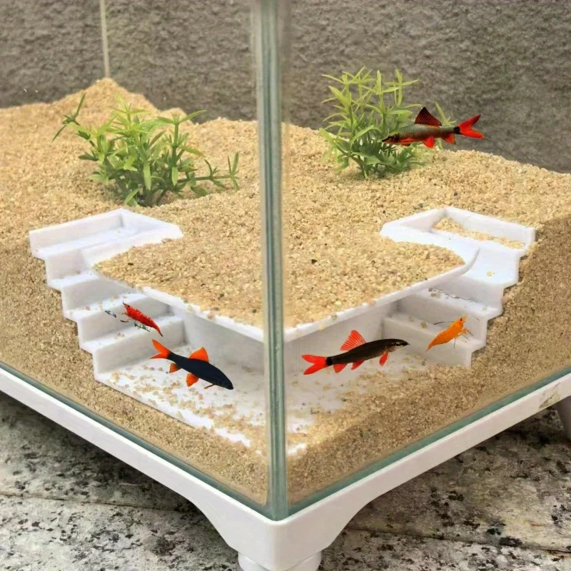 PLA Aquarium Cave Underground Corner Tunnel Fish Game and Lounge ...