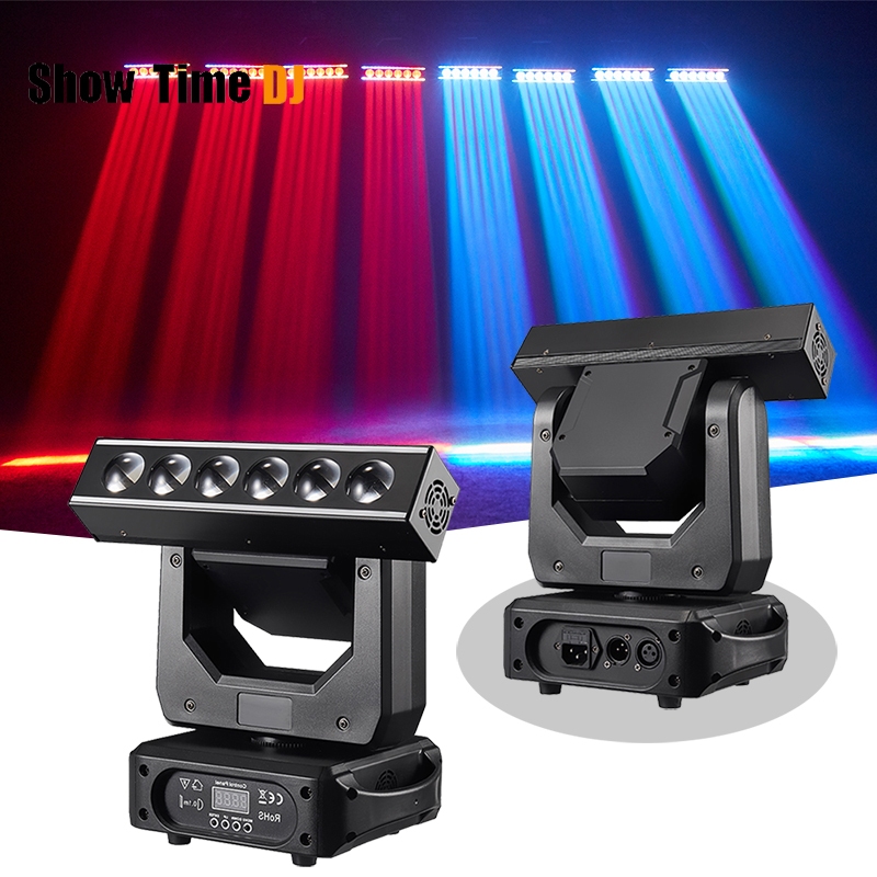 DJ Led Beam Scan Moving Head Light 6x20W RGBW 4 In 1 Led Stage Lighting ...