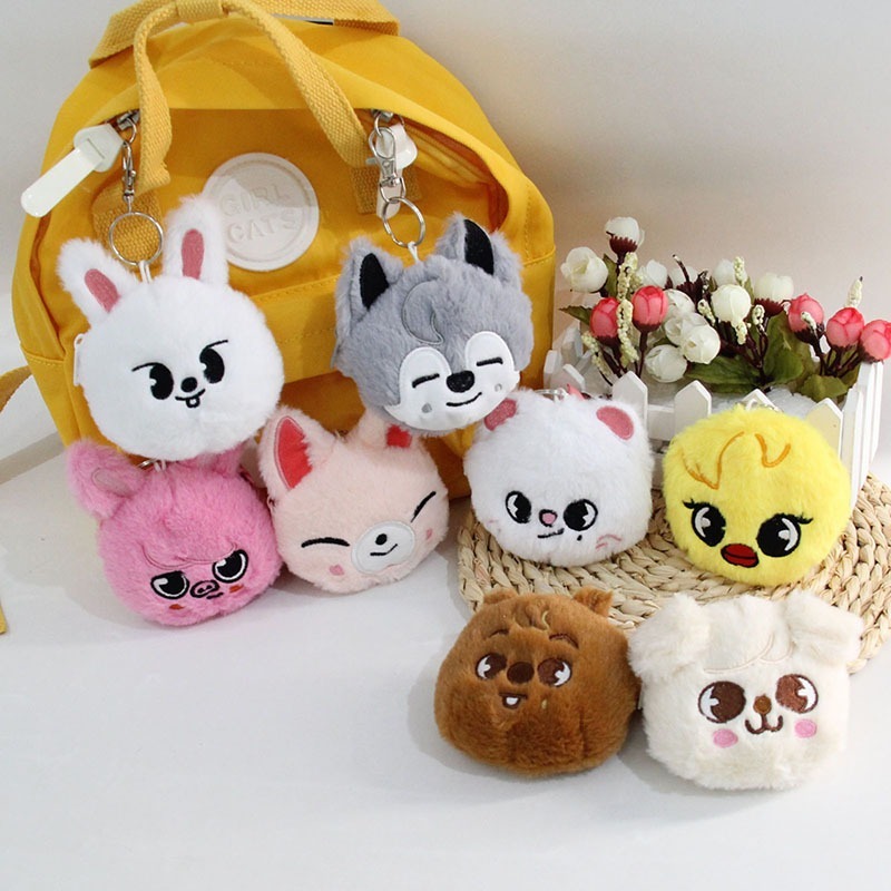 Kpop Stray Kids Skzoo Pendant Doll Plush Keyring Stray Kids Stuffed ...