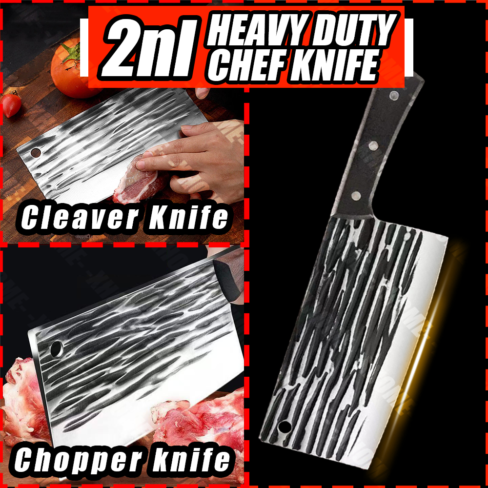 2 IN 1 Pisau Dapur Cleaver Knife Super Sharp Knife Japan Original ...