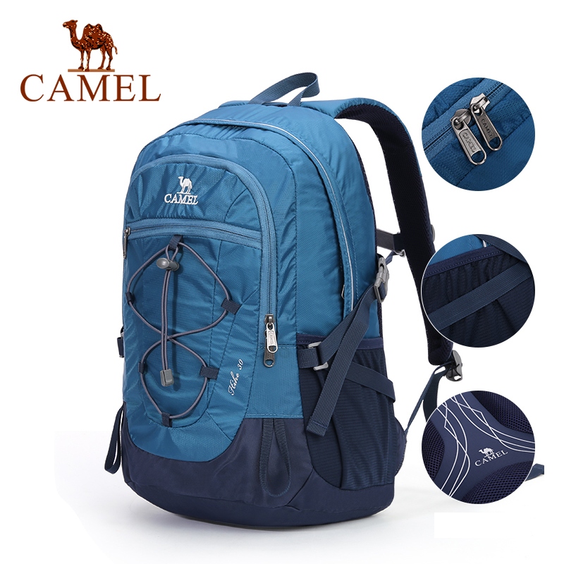 Camel backpack travel water repellent outdoor hiking bag | Shopee Malaysia
