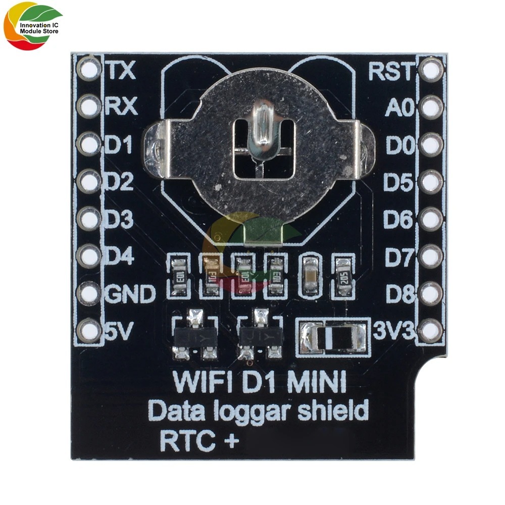 RTC DS1307 Clock Micro Micro SD For Wemos D1 Mini Data Logging ...