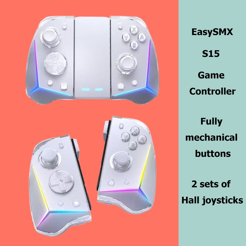 EasySMX S15 L/R Joypad Wireless RGB Controller Compatible with Nintendo ...