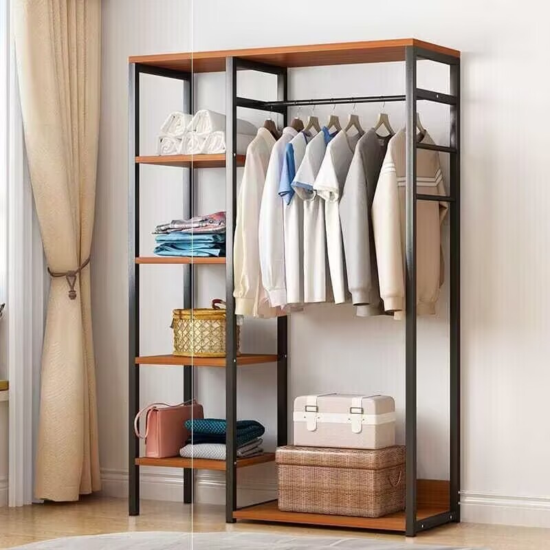 Assemble simple coat and hat rack simple modern solid wood bedroom ...