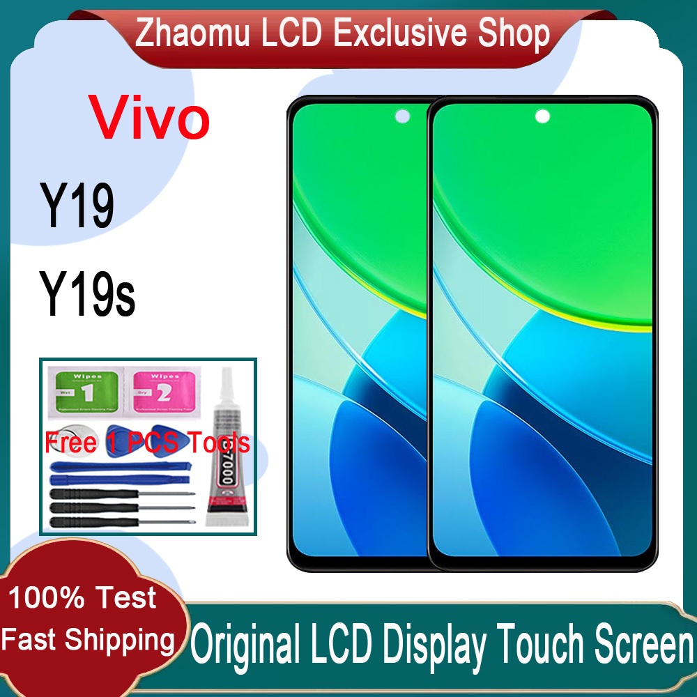 Original Vivo Y19 Y19s LCD Display Touch Screen With Frame Replacement | Shopee Malaysia