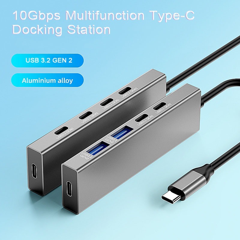 4 in 1 USB C HUB Ultrahigh speed 10Gbps USB 3.2 GEN 2 Expansion Dock ...