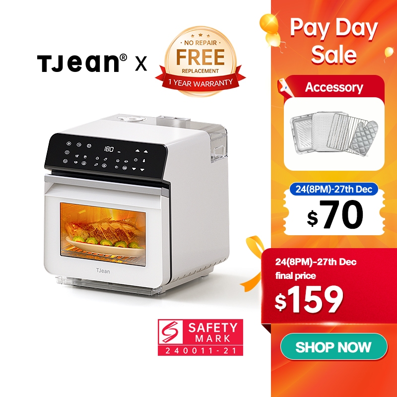 Smart Household 1550W Multifunctional Tjean Visual Steam Oven Air Fryer ...