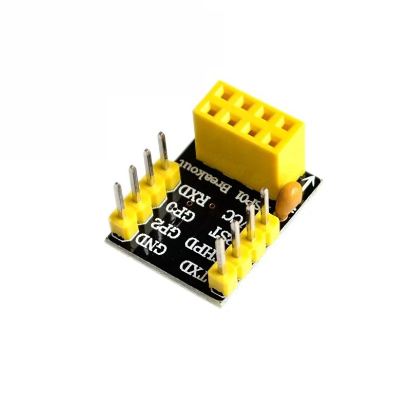 ESP-01 Esp8266 ESP-01S Model Of The ESP8266 Serial Breadboard Adapter To WiFi Transceiver Module ...